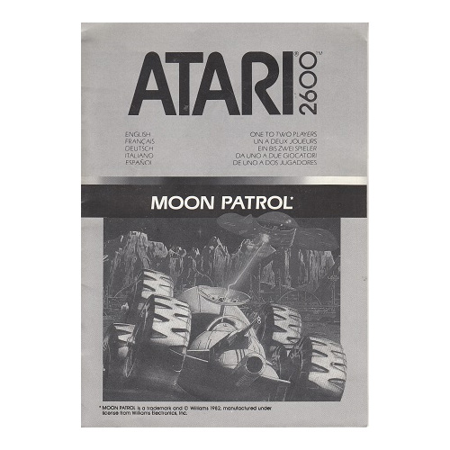 Moon Patrol Atari 2600 - KonzolGame